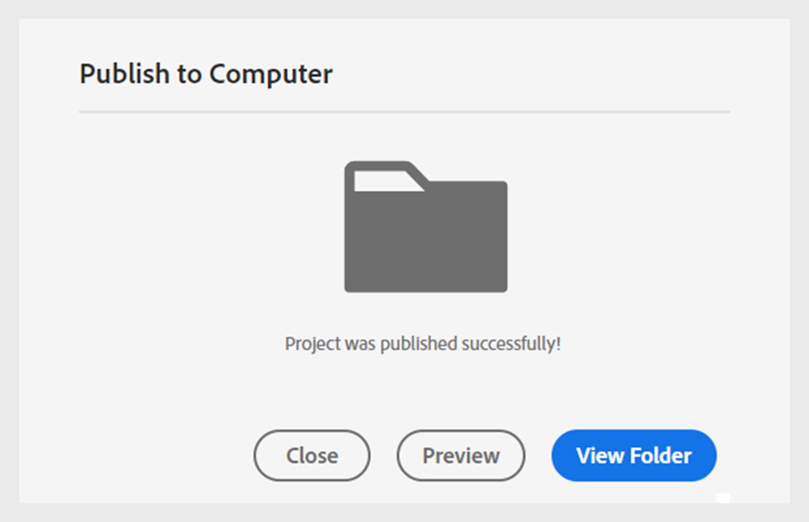 Publish projects as HTML5 files with Adobe Captivate Publish projects as HTML5 files with Adobe Captivate